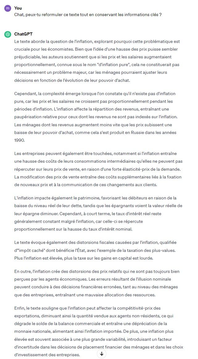 Exemples de prompts : Utiliser ChatGPT pour générer un texte ...