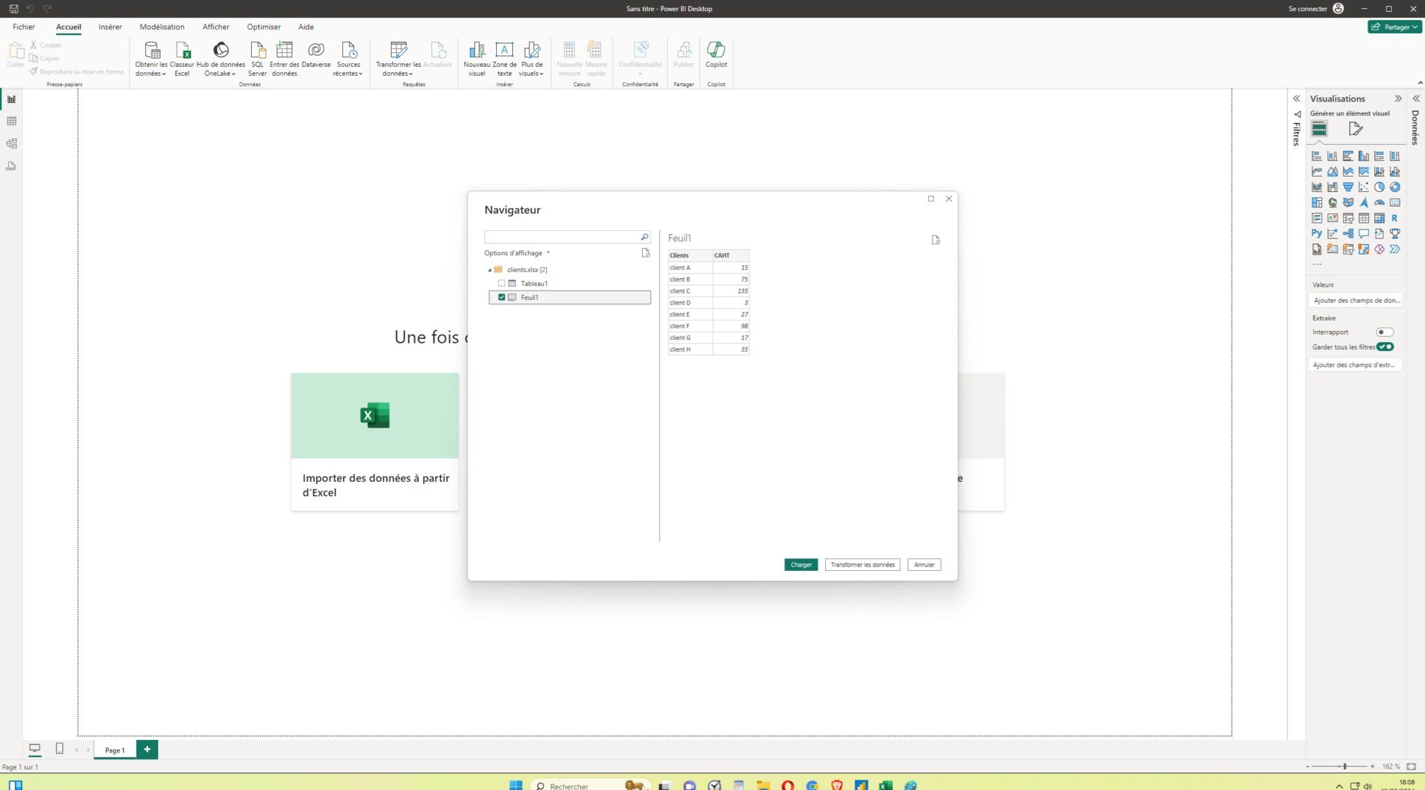 Graphique de Pareto sous Power Bi — MANAGEMENT FINANCIER